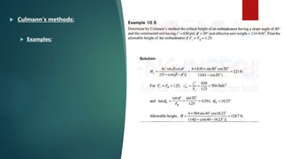 Slope stability analysis methods | PPSX