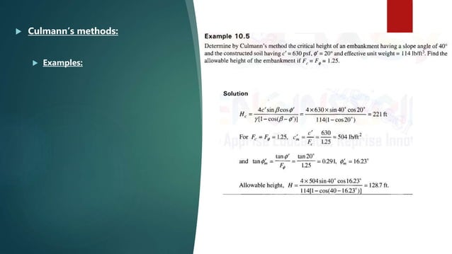 Slope stability analysis methods | PPSX | Civil Engineering Industry ...