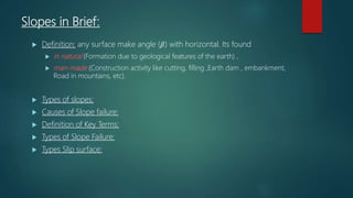 Slope stability analysis methods | PPSX | Civil Engineering Industry ...