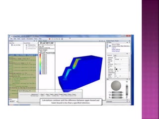 Slope stability analysis using flac 3D | PPTX
