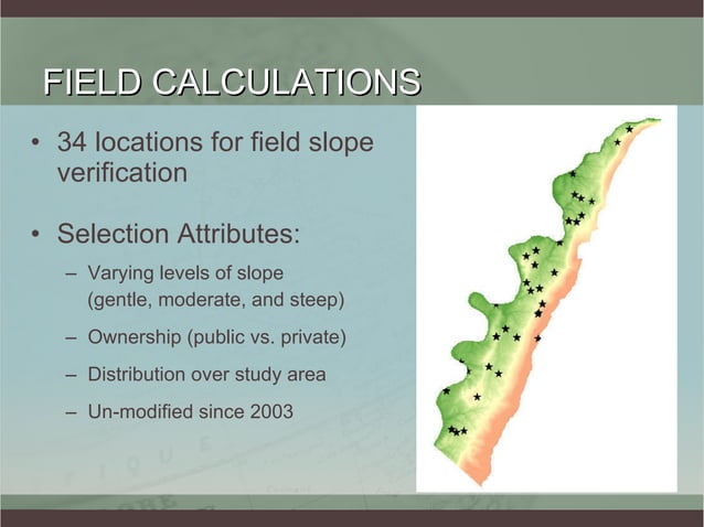 Slope Modeling & Terrain Analysis (EPAN09) | PPT