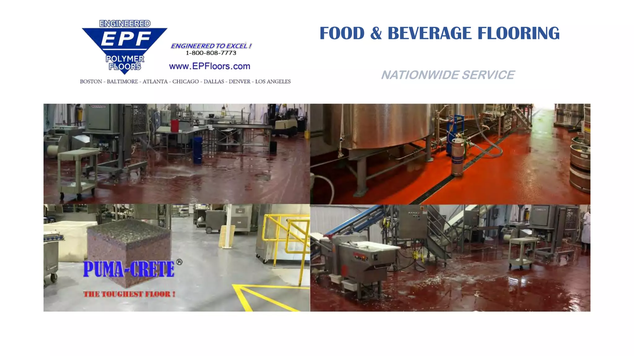 Sloped Flooring Process for Food and Beverage Facilities | PPT