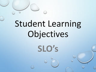 SLO ppt 1 | PPTX