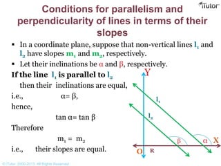 Slops of the Straight lines | PPTX