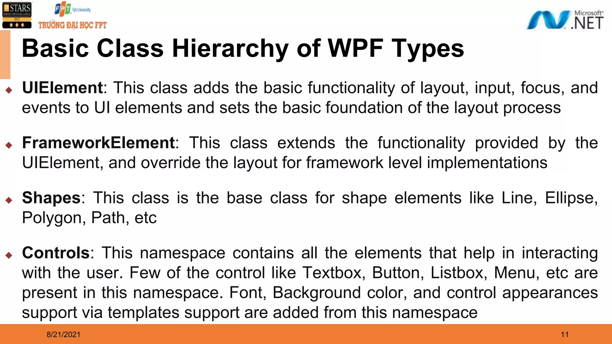 Building Windows Presentation Foundation (WPF) Application | PPT
