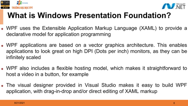 Building Windows Presentation Foundation (WPF) Application | PPT