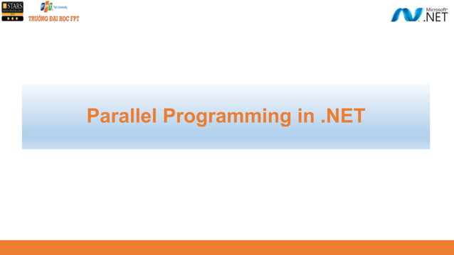Asynchronous and Parallel Programming in .NET