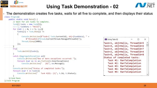 Asynchronous and Parallel Programming in .NET