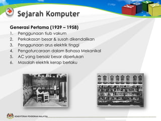 Slot 1: Definisi & Sejarah Komputer | PPTX