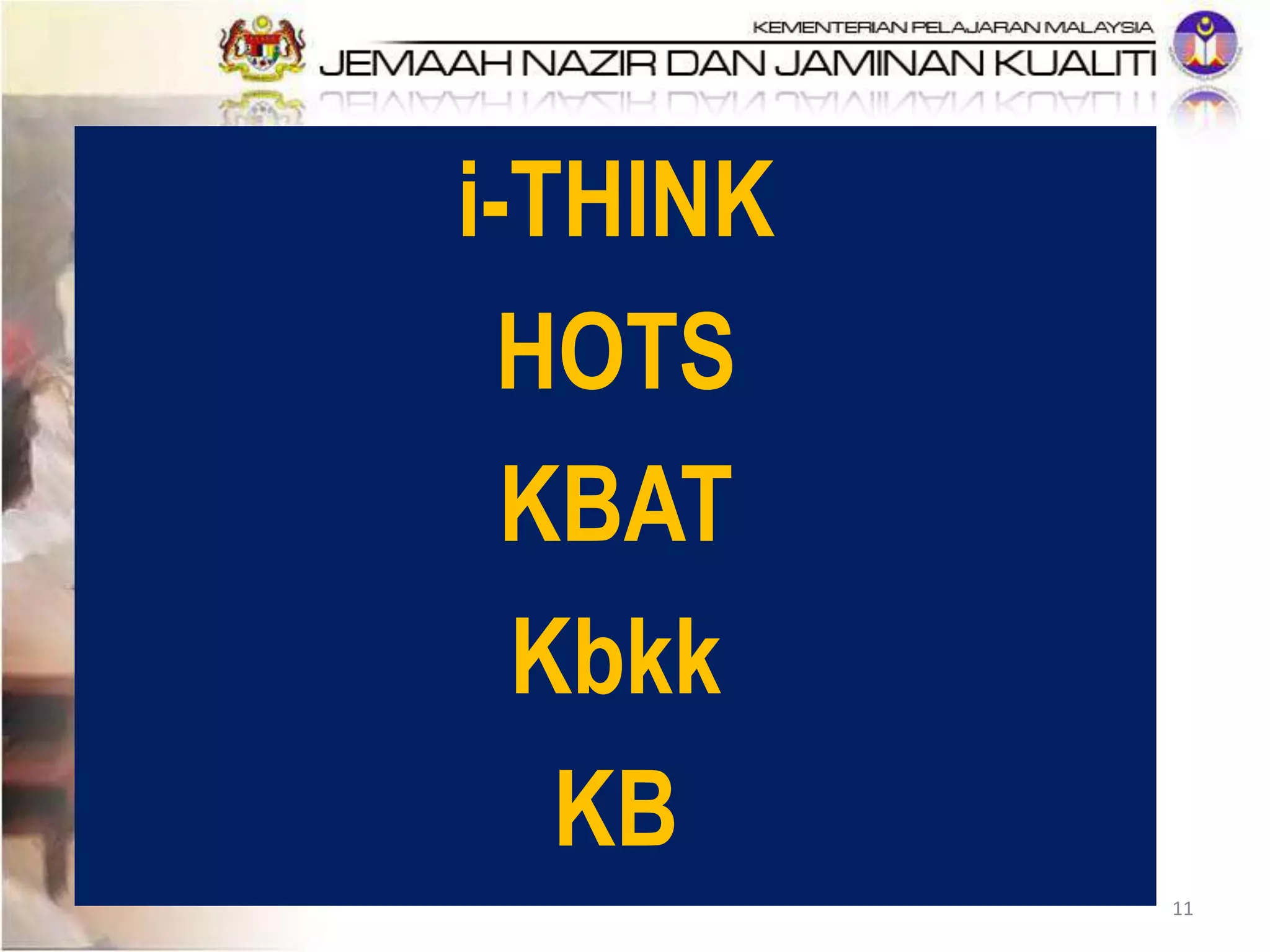 Slot 1 refleksi kbat 2013 | PPTX