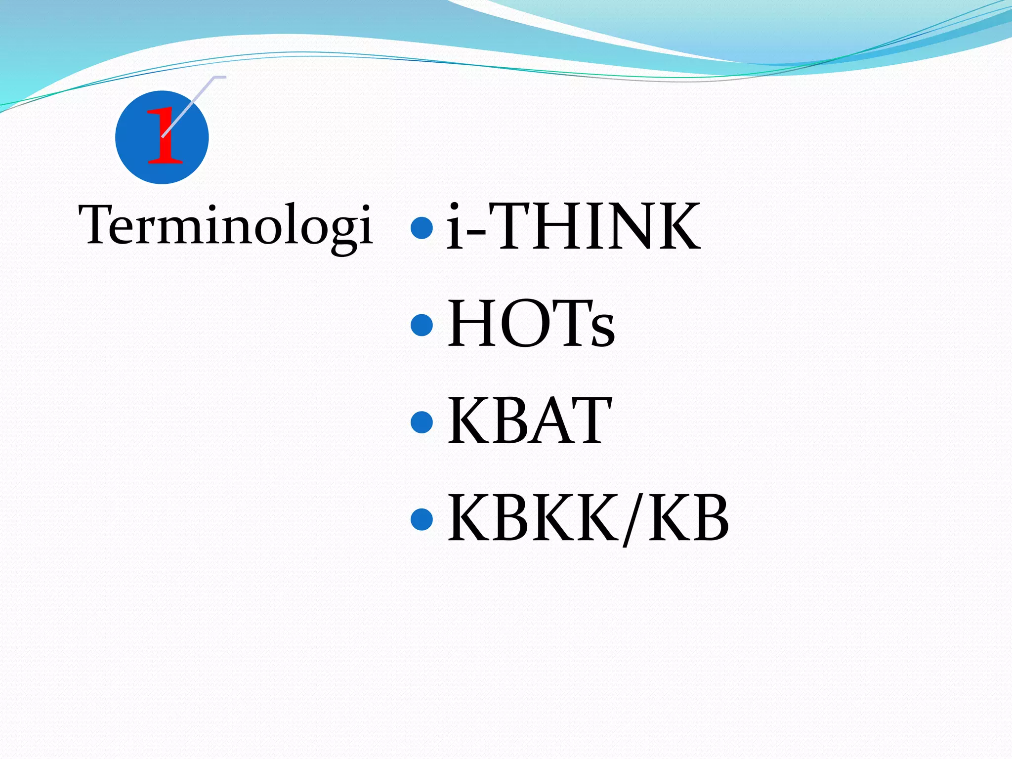 Slot 1 refleksi kbat 2013 | PPTX