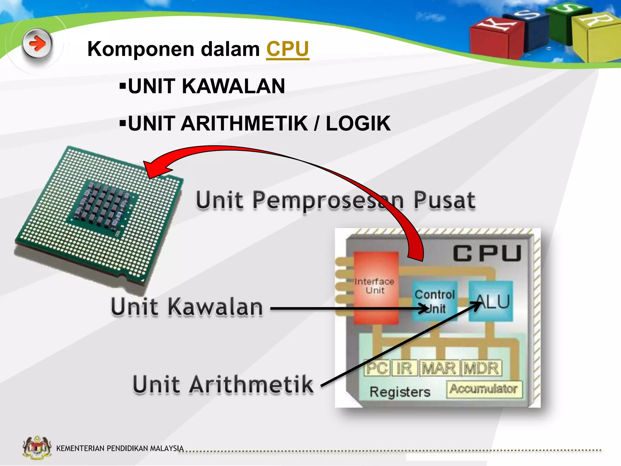 sistem unit, cpu & ingatan | PPTX