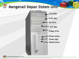 Slot 2 & 3 sistem unit, cpu & ingatan | PPTX