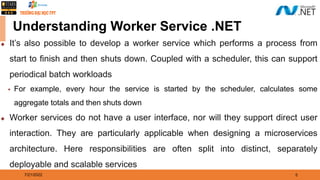Background Tasks with Worker Service | PPTX