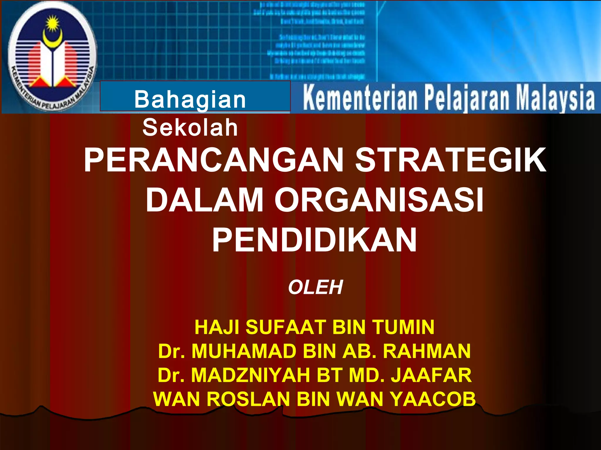 Perancangan Strategik | PPT