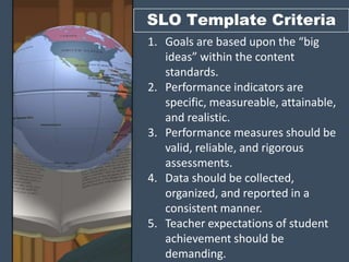 SLO Template steps 1, 2, 3 | PPTX