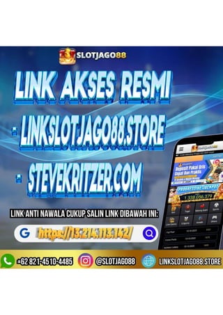 Slotjago88 | Raja Slot Gacor Terpercaya Di Indonesia | PDF