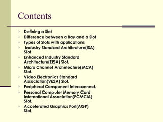 Slots Presentation | PPT