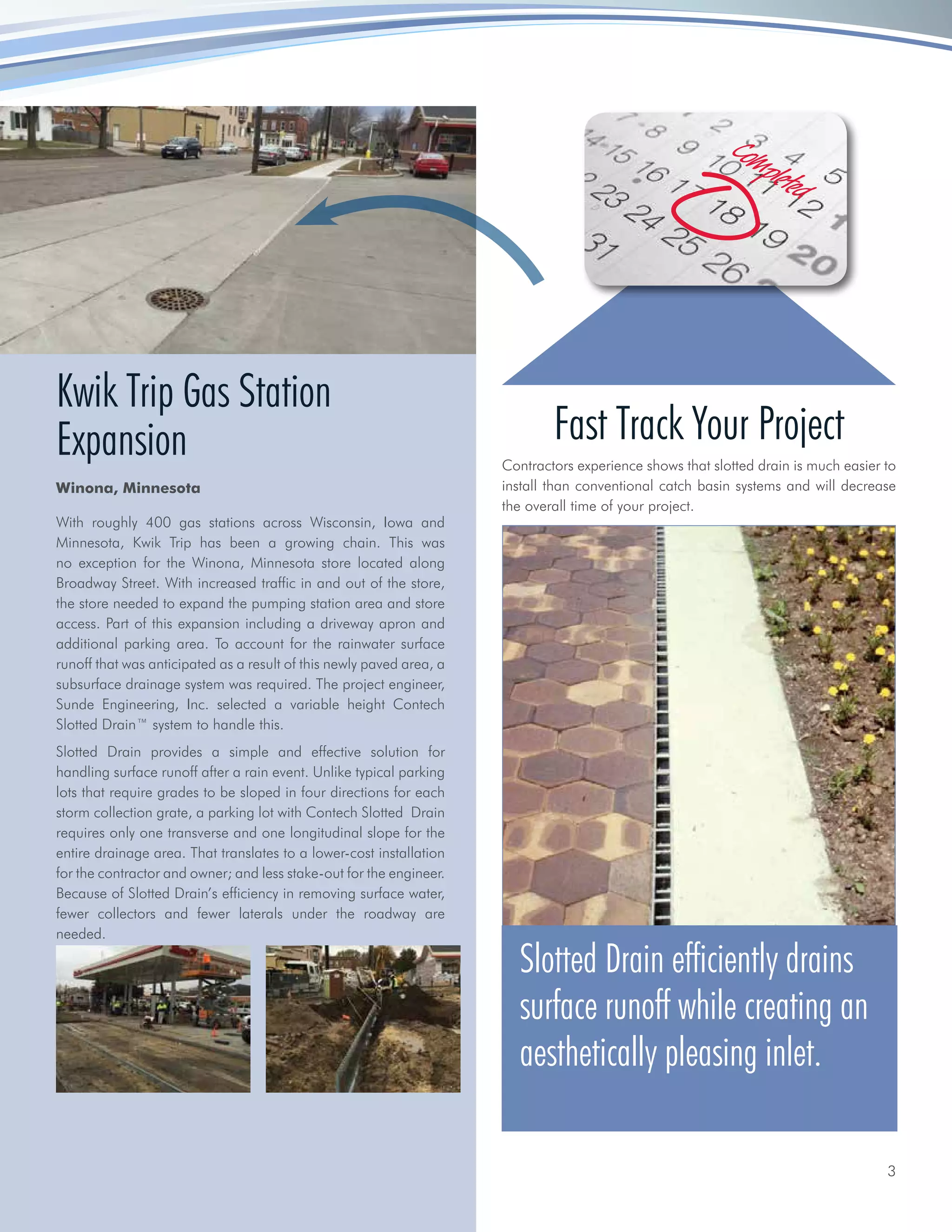 Contech Slotted Drain for Commercial Markets | PDF