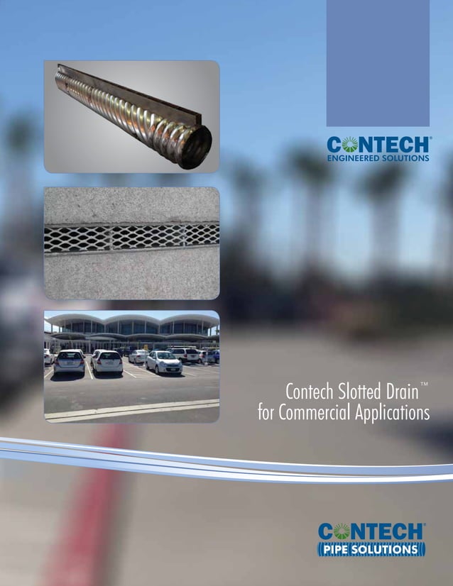 Contech Slotted Drain for Commercial Markets | PDF