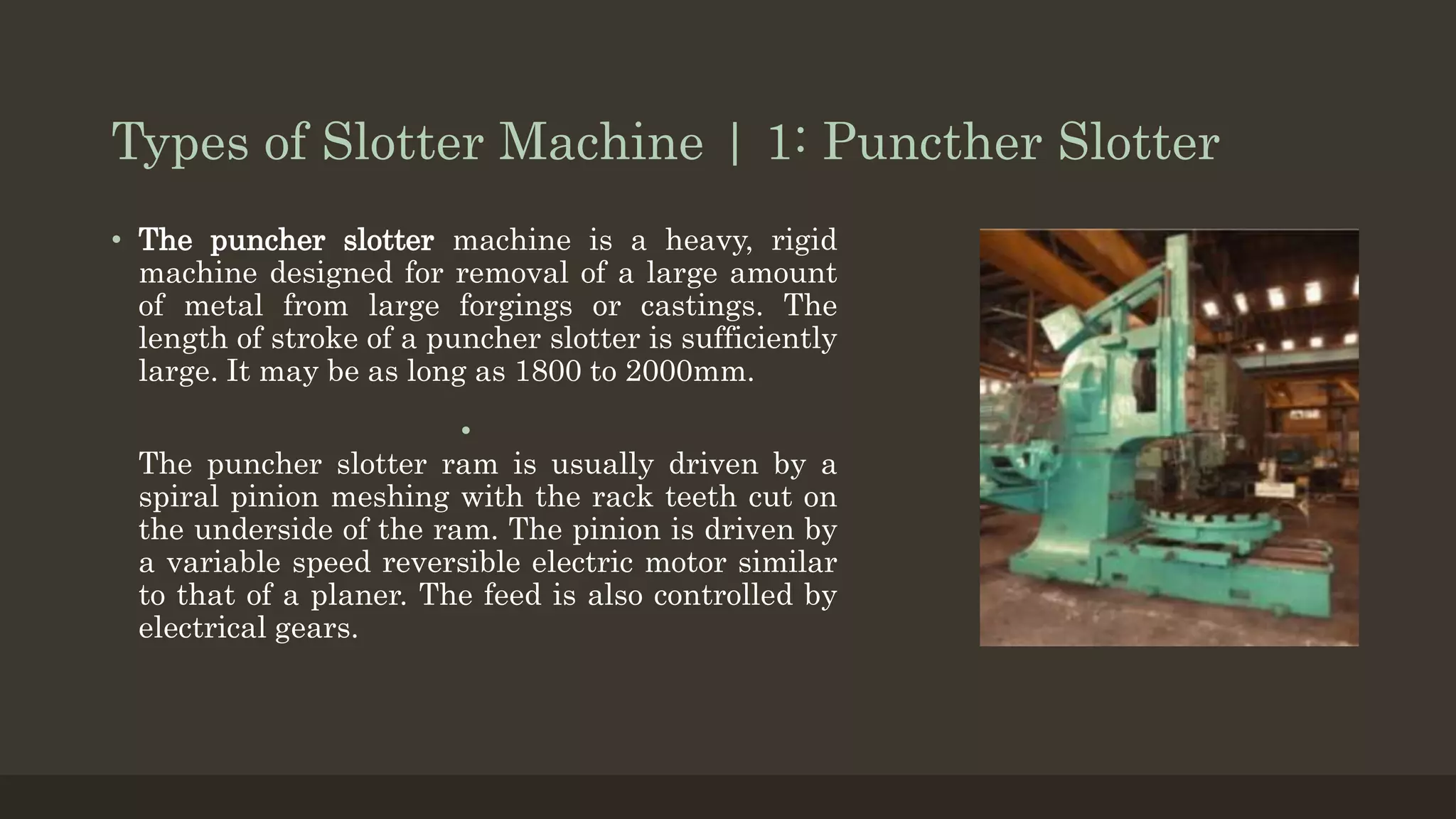 Slotter machine | PPTX