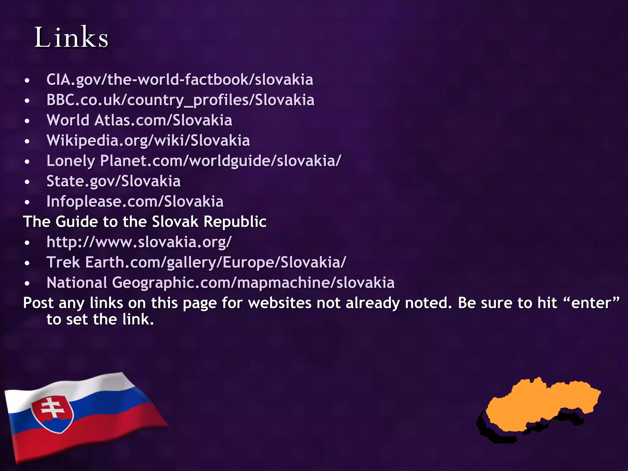 Slovakia Template T 2 | PPT