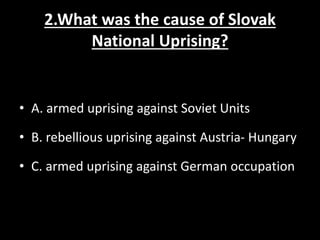 Slovak national uprising | PPT