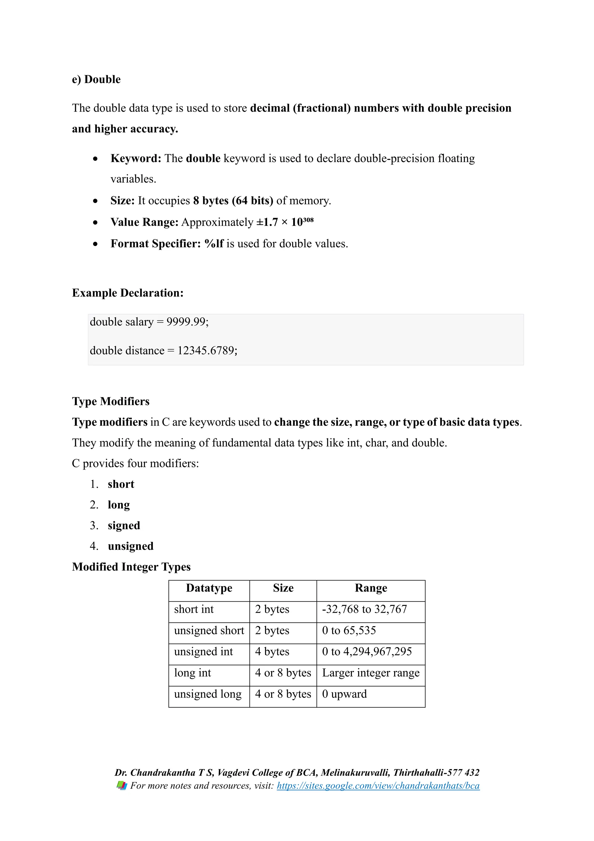 Solved First Semester B.C.A. C Programming Question Paper – Jan/Feb ...