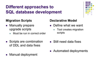 Continuous Integration and the Data Warehouse - PASS SQL Saturday Slovenia | PPT