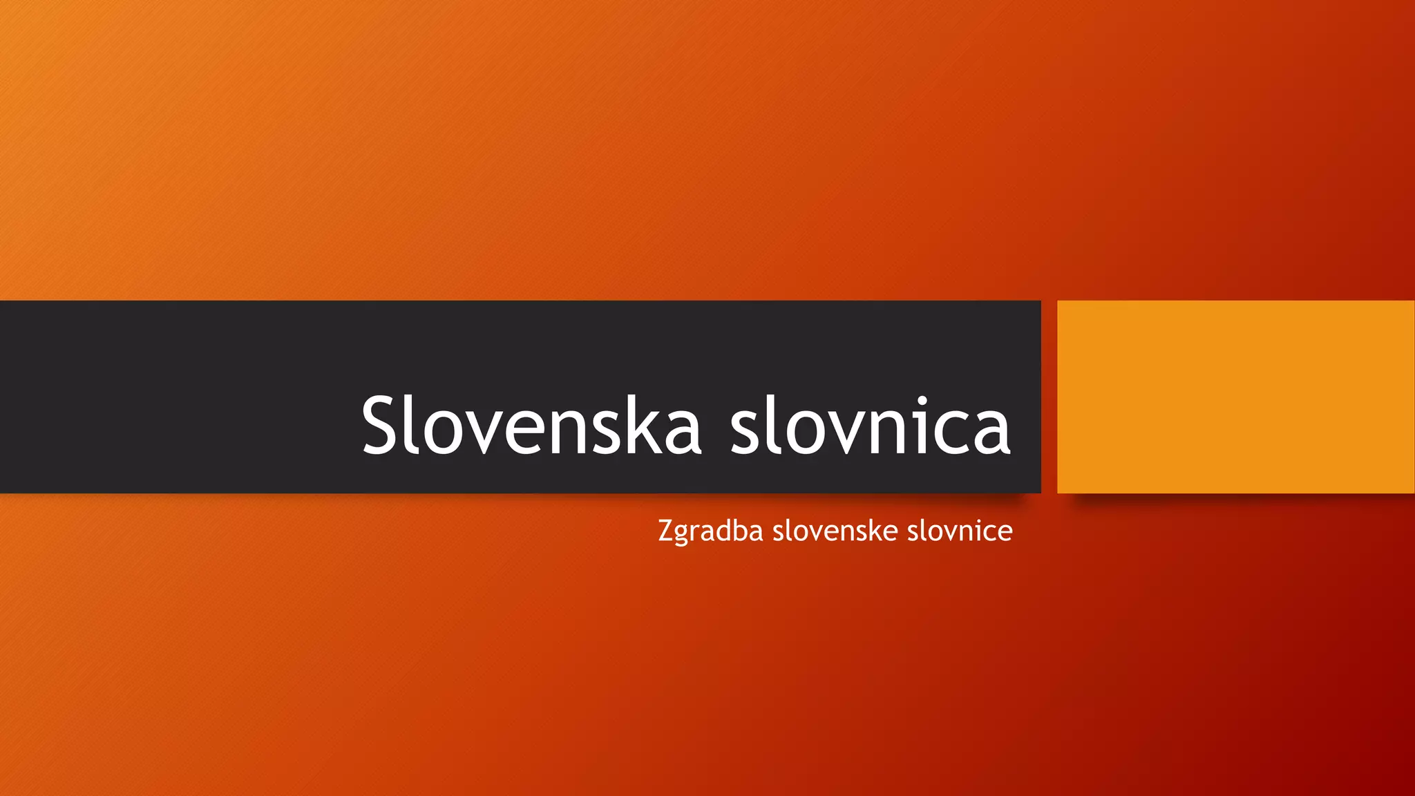 Slovenska slovnica | PPTX