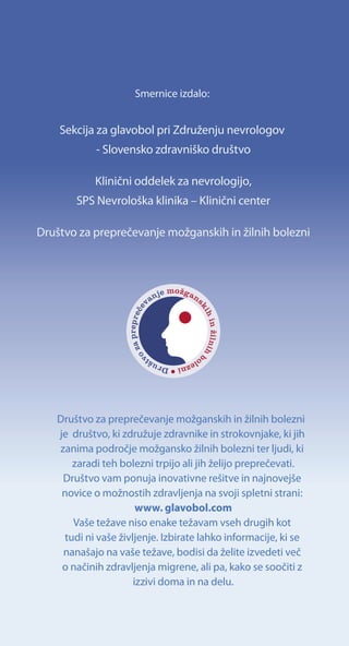 Slovenske Smernice Za Obravnavo Migrene 2006 | PDF
