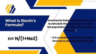 Slovin's Formula ( A Simple Presentation).pptx