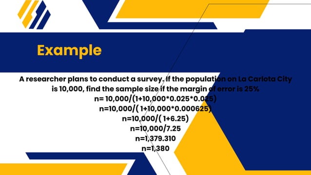 Slovin's Formula ( A Simple Presentation).pptx | Science
