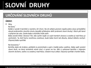 Slovní druhy na 1. stupni ZŠ | PPTX