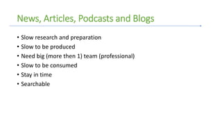 Slow vs Fast Media | PPTX