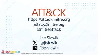 MITRE ATT&CK Updates: CTI - Path Forward - Joe Slowik | PDF