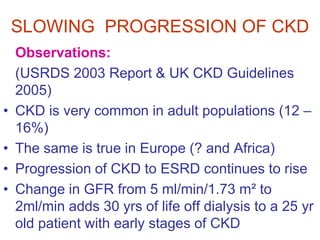 Slowing progression of ckd general | PPT