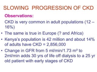 Slowing progression of ckd general | PPT