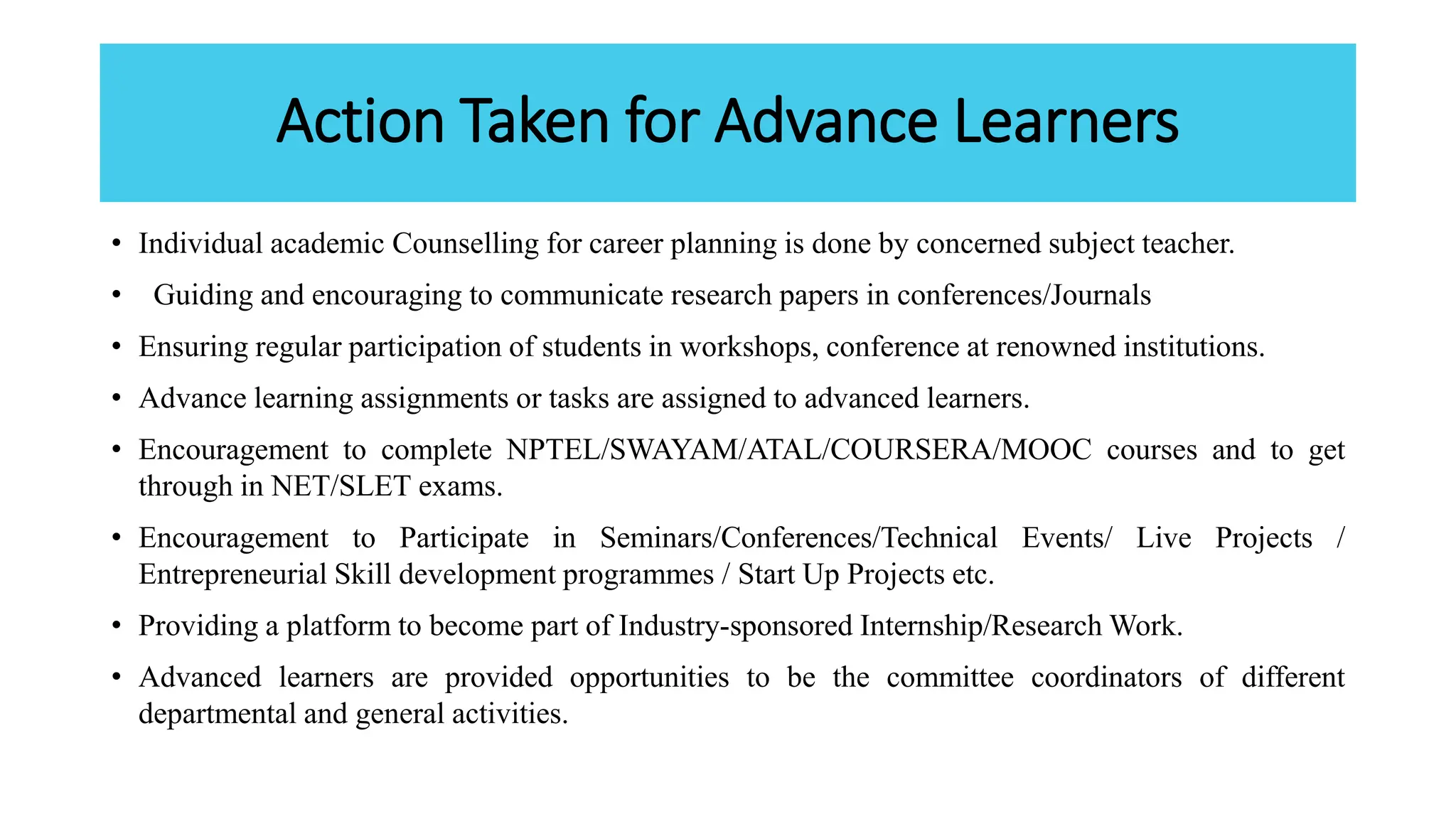 Slow learner; advance learner and mentor-mentee (2).pptx