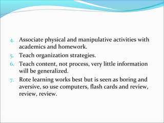 Slow learners presentation | PPT