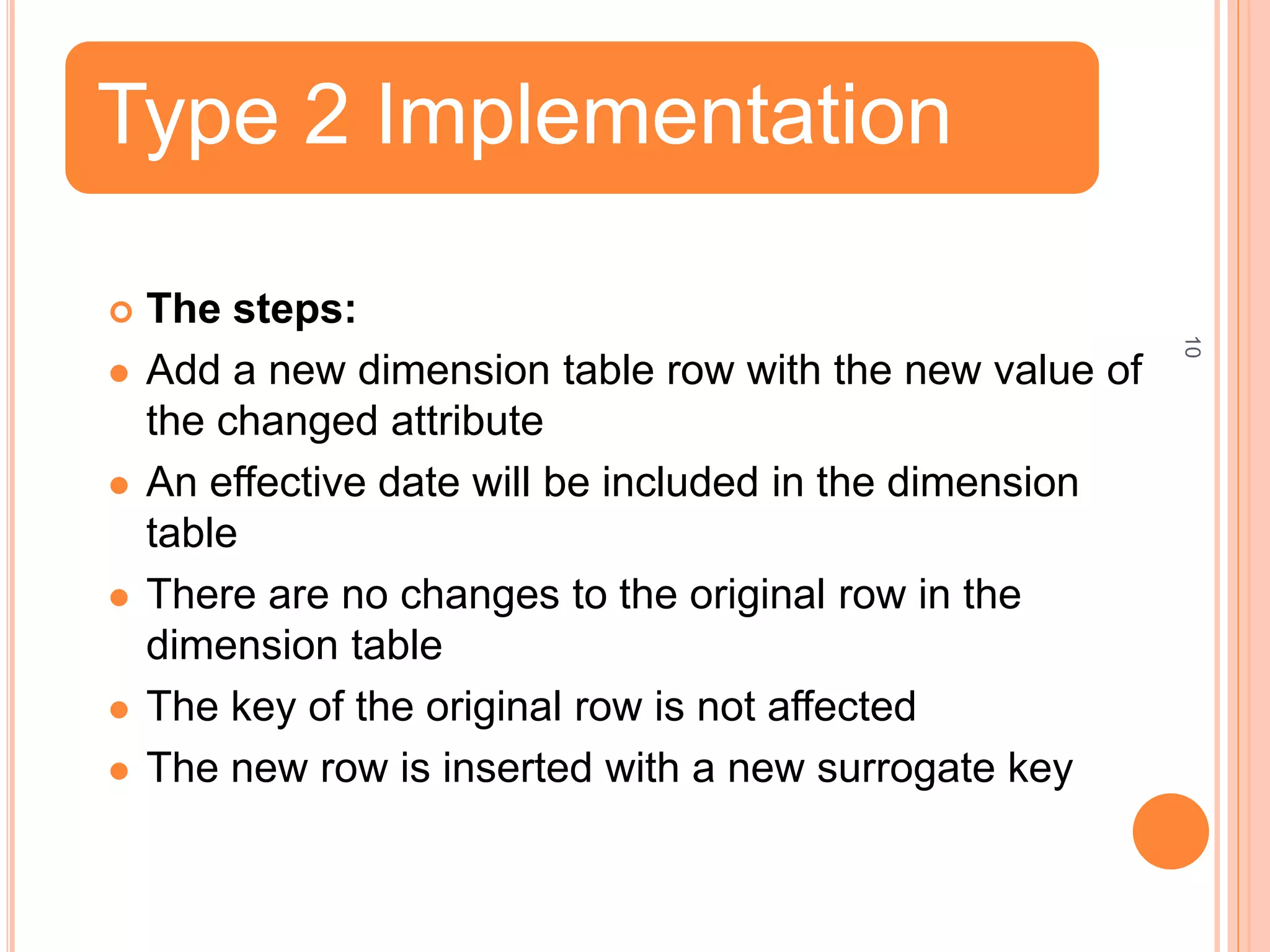 Slowly changing dimension | PPTX