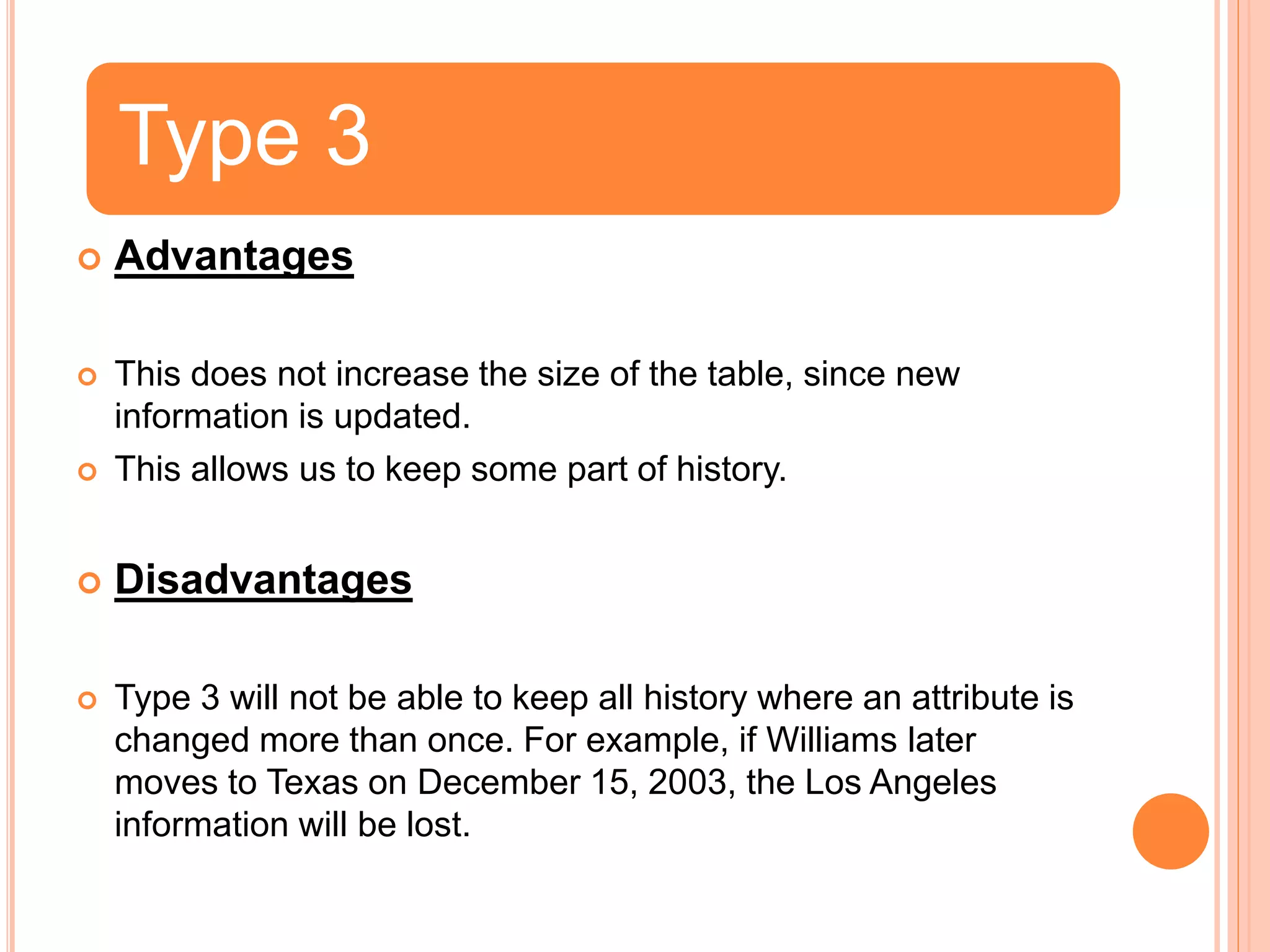Slowly changing dimension | PPTX