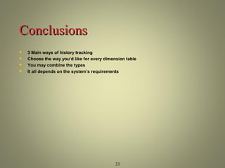 Slowly changing dimensions informatica | PPT | Databases | Computer ...