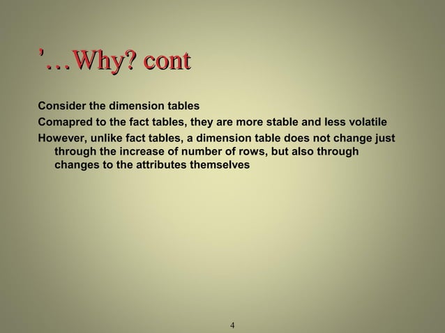 Slowly changing dimensions informatica | PPT | Databases | Computer Software and Applications