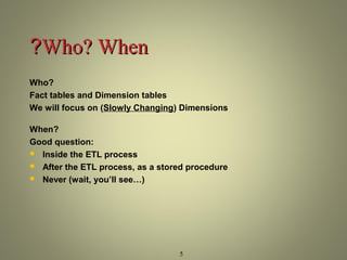 Slowly changing dimensions informatica | PPT | Databases | Computer Software and Applications