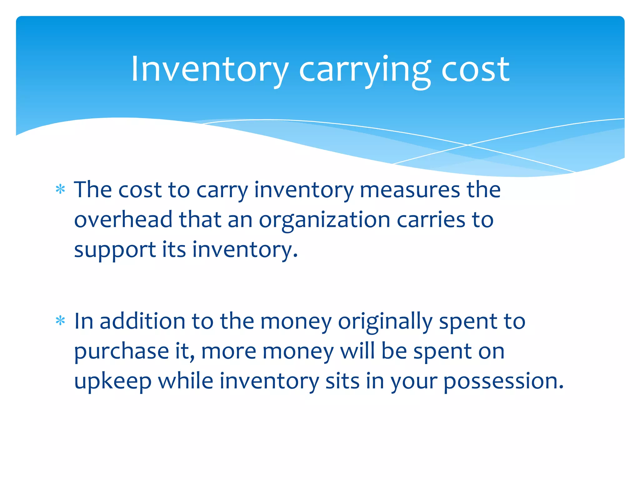 Slow Or Non Moving Inventory, Dispose Off Or | PPTX