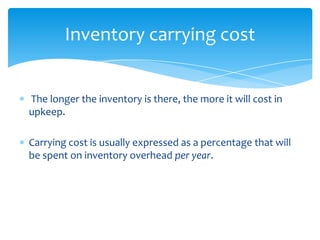 Slow Or Non Moving Inventory, Dispose Off Or | PPTX