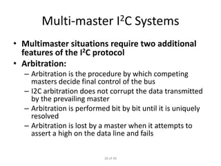 Slow peripheral interfaces (i2 c spi uart) | PPT