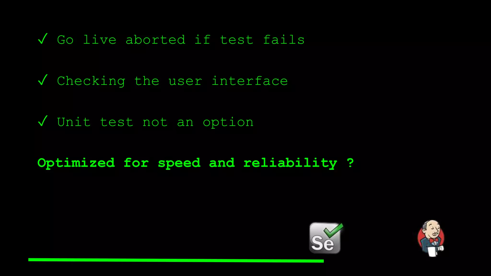 Slow tests in a fast delivery pipeline | PPT