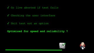 Slow tests in a fast delivery pipeline | PPTX